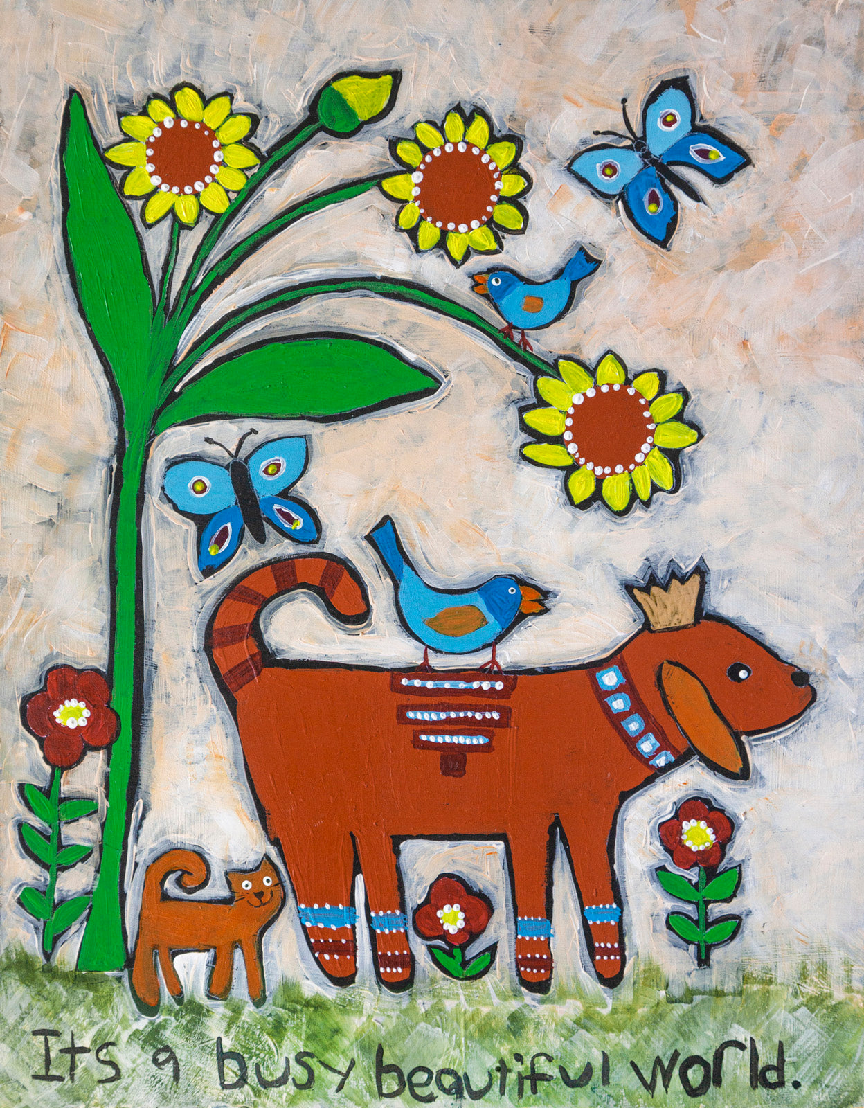 Busy Beautiful World – Art by Anne